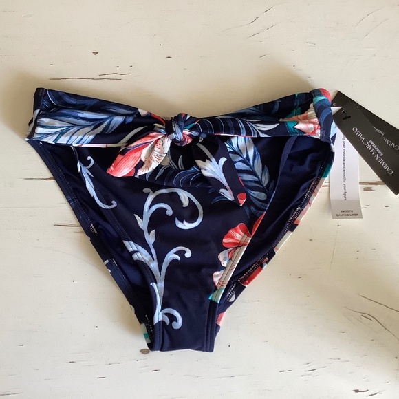 Carmen Marc Valvo | Swim | Nwt Carmen Marc Valvo High Waist Floral ...